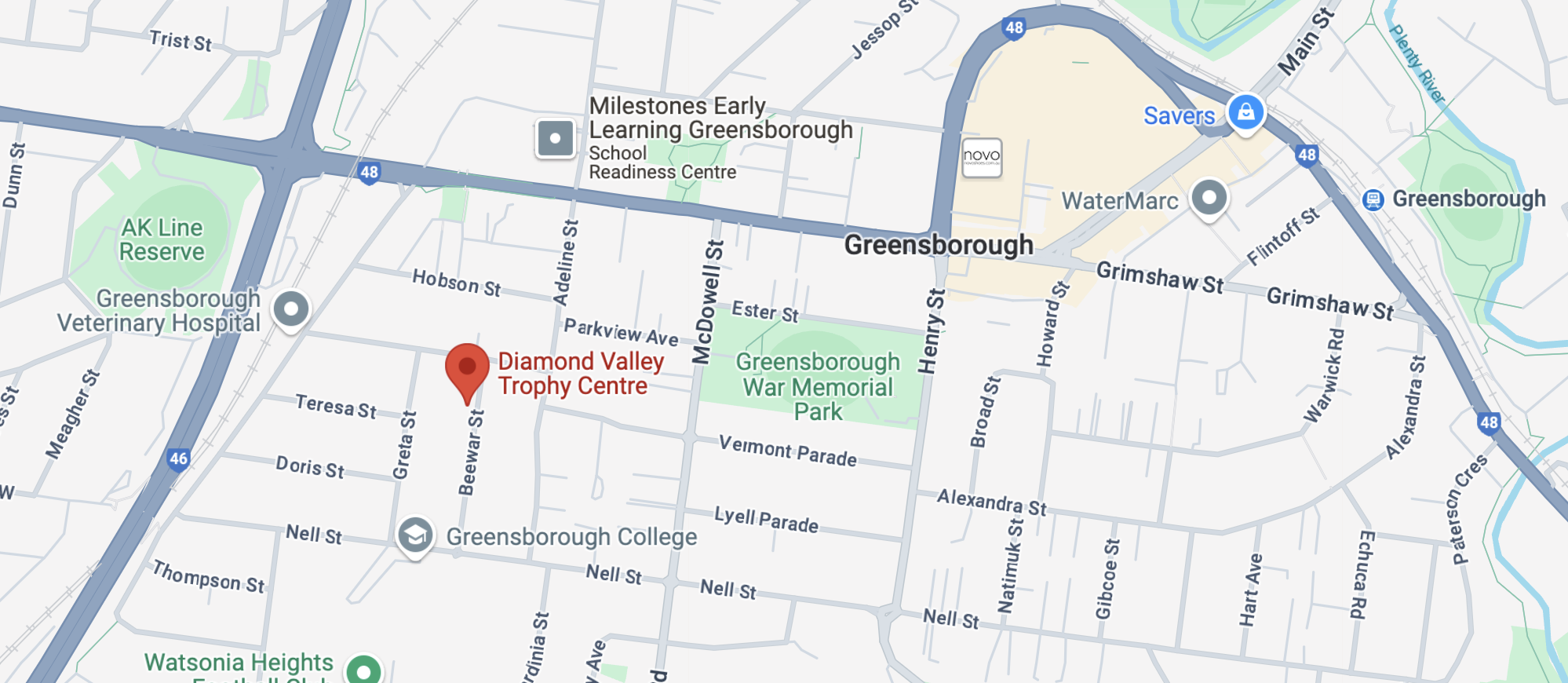 Contact | Diamond Valley Trophy Centre